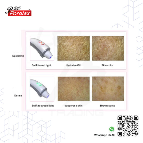 LEX021 – 2 in 1 Professional Skin Analyzer Hair Scalp Analysis Machine ...