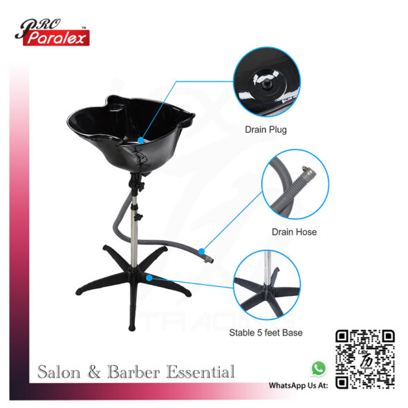 Portable Hair Salon BarberShop Hair Washing Fiber Sink Wash Basin – Lex ...